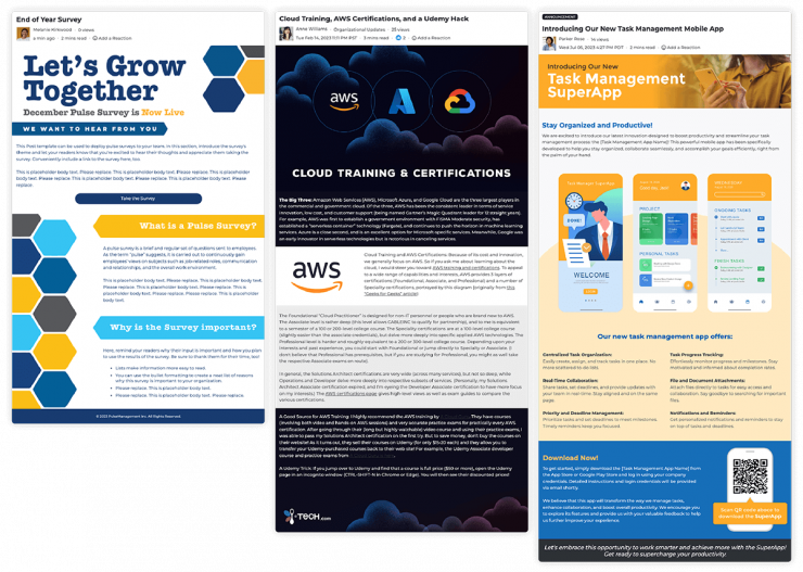 Company Newsletter Ideas and Editable Newsletter Templates – MangoApps Blog